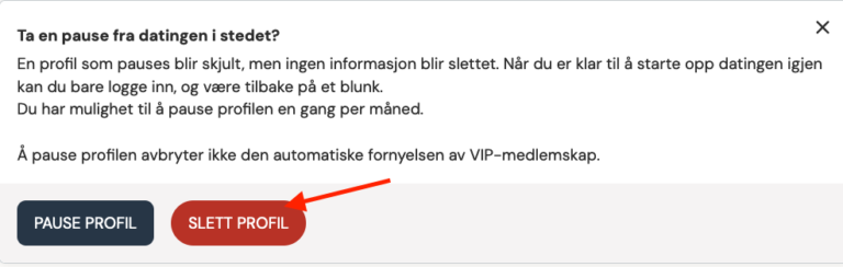 Slett deg fra Møteplassen - Slettmeg.no
