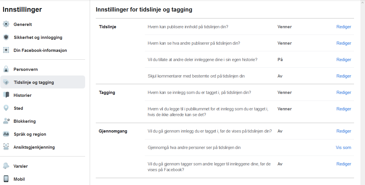 Slik begrenser du innsyn til profilen din på Facebook - Slettmeg.no